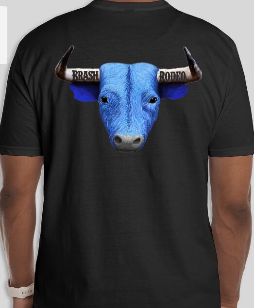 T-Shirt Bull Head - Brash Rodeo - Glacier Country